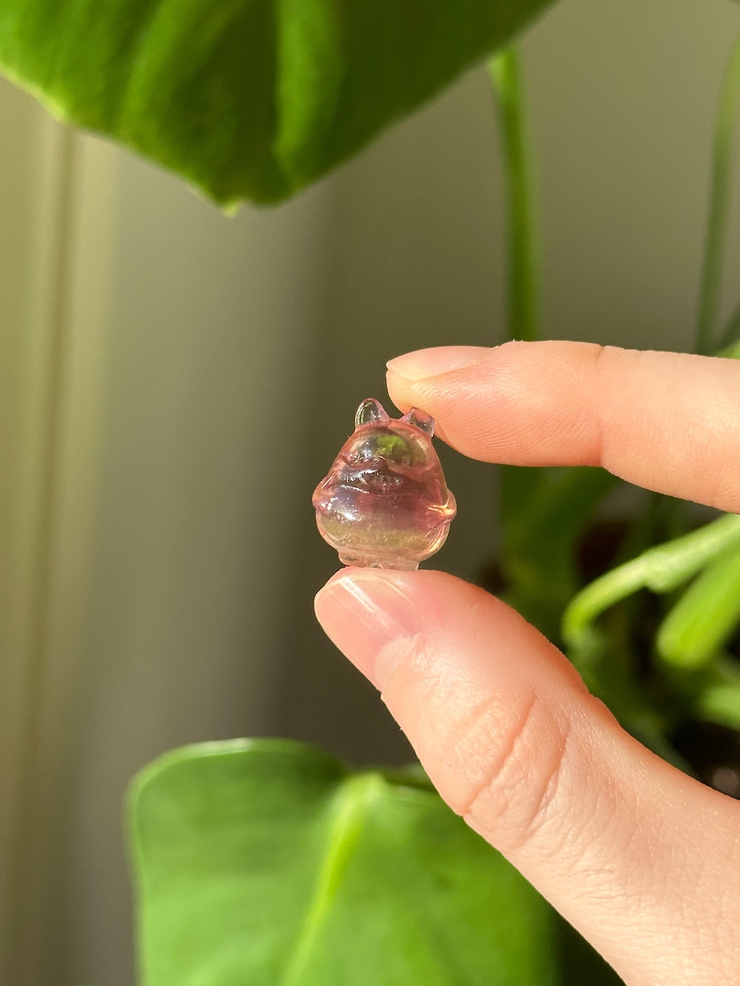 Cute Crystal Bear, Totoro Carving, Crystal Gifts, Cute Crystal ...