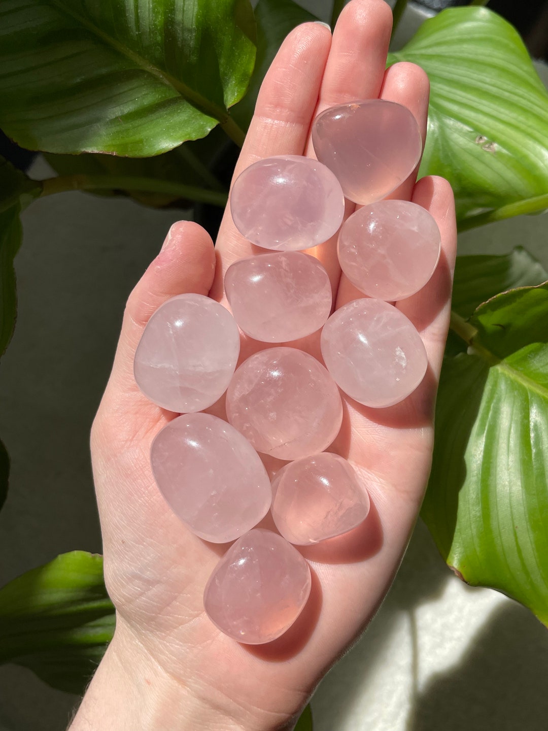 Rose Quartz Tumblestone, Crystal, Pocketstone, Gemstone, Love Crystal ...
