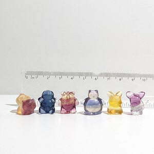 Animal Pal Rainbow Fluorite Crystal Collection, Crystal Figures, Carved ...