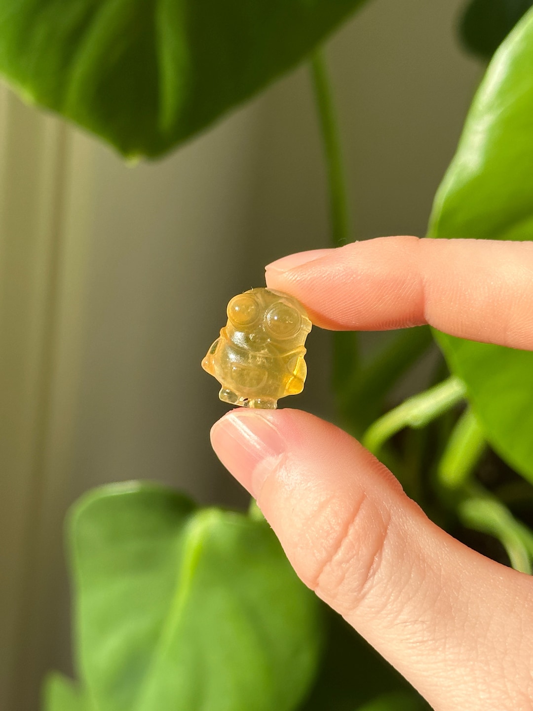 Mini Yellow Fluorite Minion Carving | 1.5cm Crystal Figurine | Cute ...