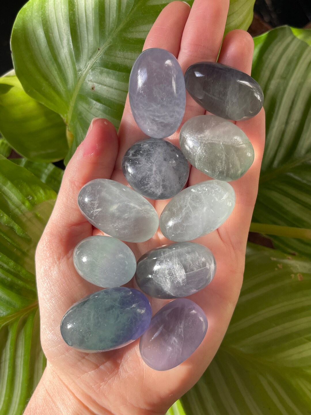Fluorite Crystal Tumblestone, Polished Tumbles, Fluorite Crystals ...