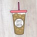Coffee Queen Sticker, Iced Coffee Decal, Caffeine Vinyl Sticker, Coffee ...