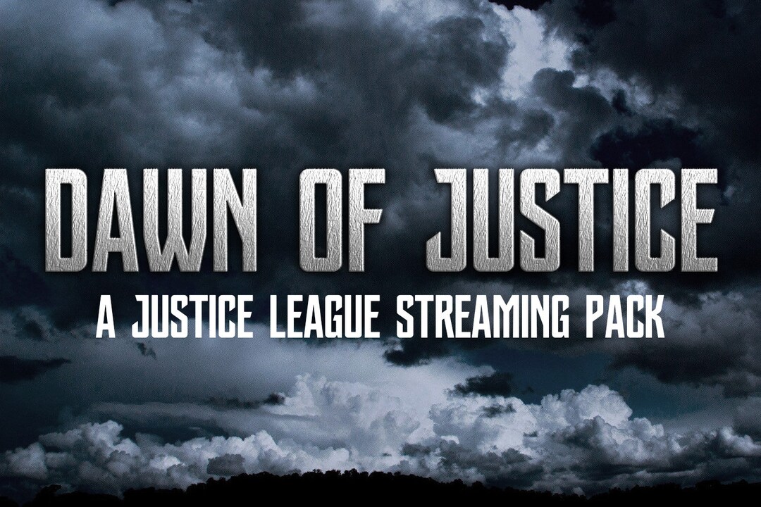 Down of Justice - A Justice League Streaming Pack - Etsy