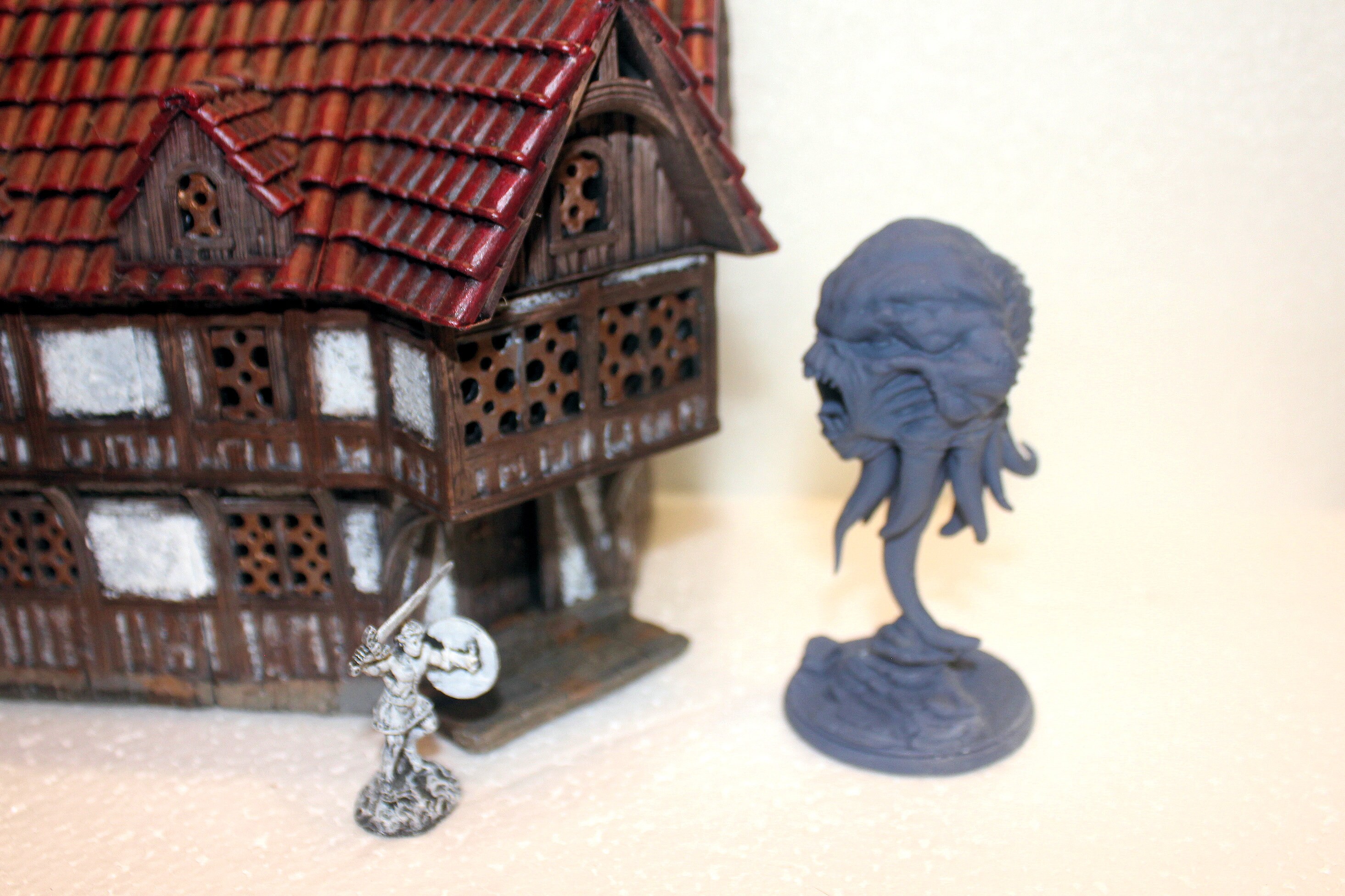 4 Orc Shaman Posses –By Epic Miniatures -Cast in 28mm scale- 3D Printed ...