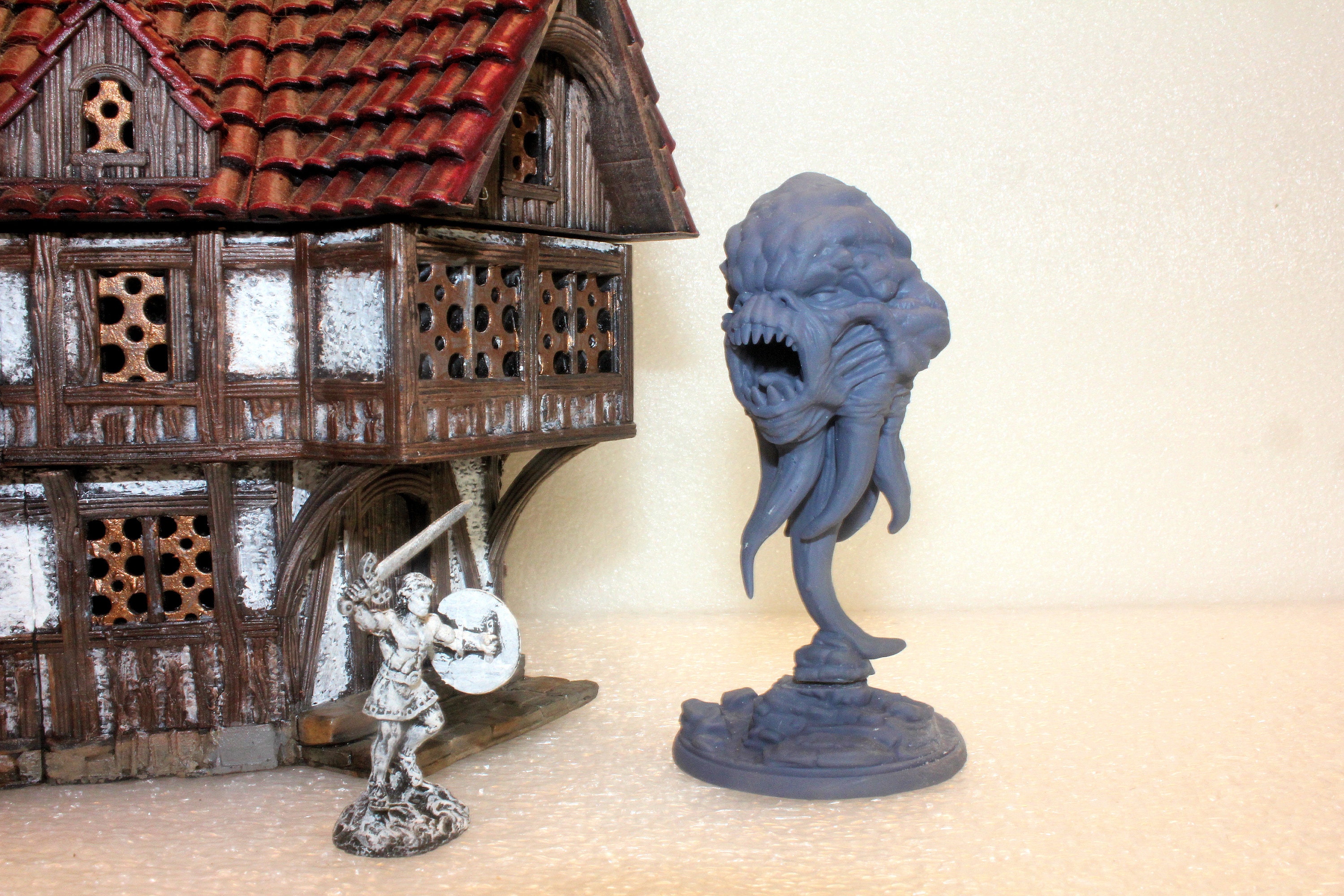 4 Orc Shaman Posses –By Epic Miniatures -Cast in 28mm scale- 3D Printed ...