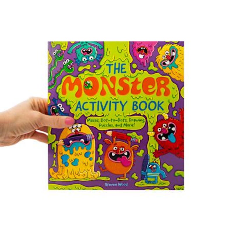 The Monster Activity Book - Etsy