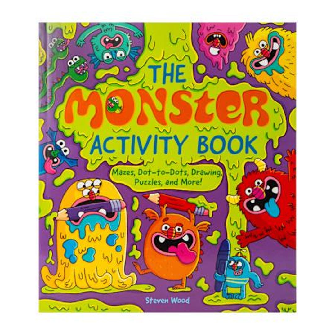 The Monster Activity Book - Etsy