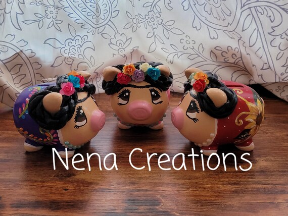 Frida Mini Piggy Banks | Etsy