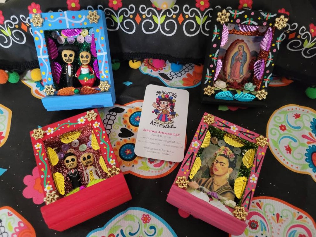 Nichos Dia De Muertos Mini Shadow Box - Etsy