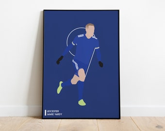 Jamie Vardy Poster - Etsy