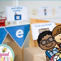 Post Office Dramatic Play Kit: Printable Stamps, Cards, Newspaper ...