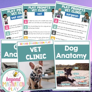 Vet Clinic Play Pretend Printables | Instant Digital Download ...