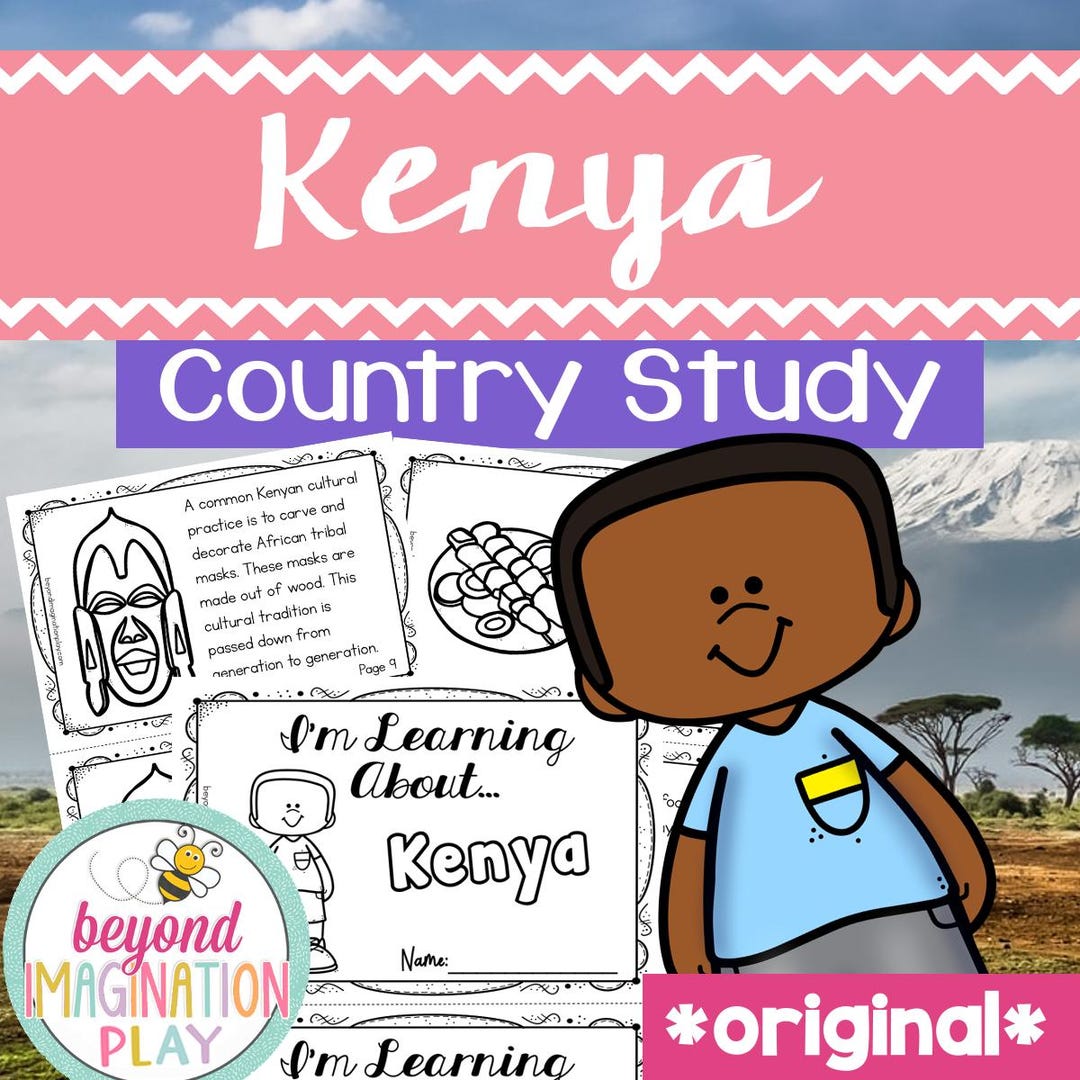 ORIGINAL Kenya Country Study | Instant Digital Download | Printable ...