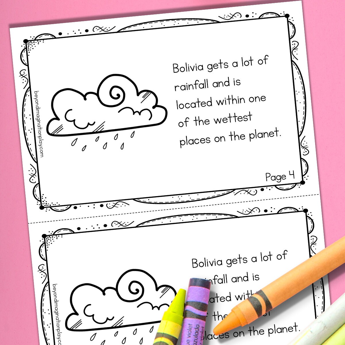 Bolivia Country Study | Instant Digital Download | Printable Activity ...