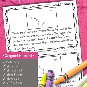 50 States Project | Alaska Facts Activities Worksheets Reading ...