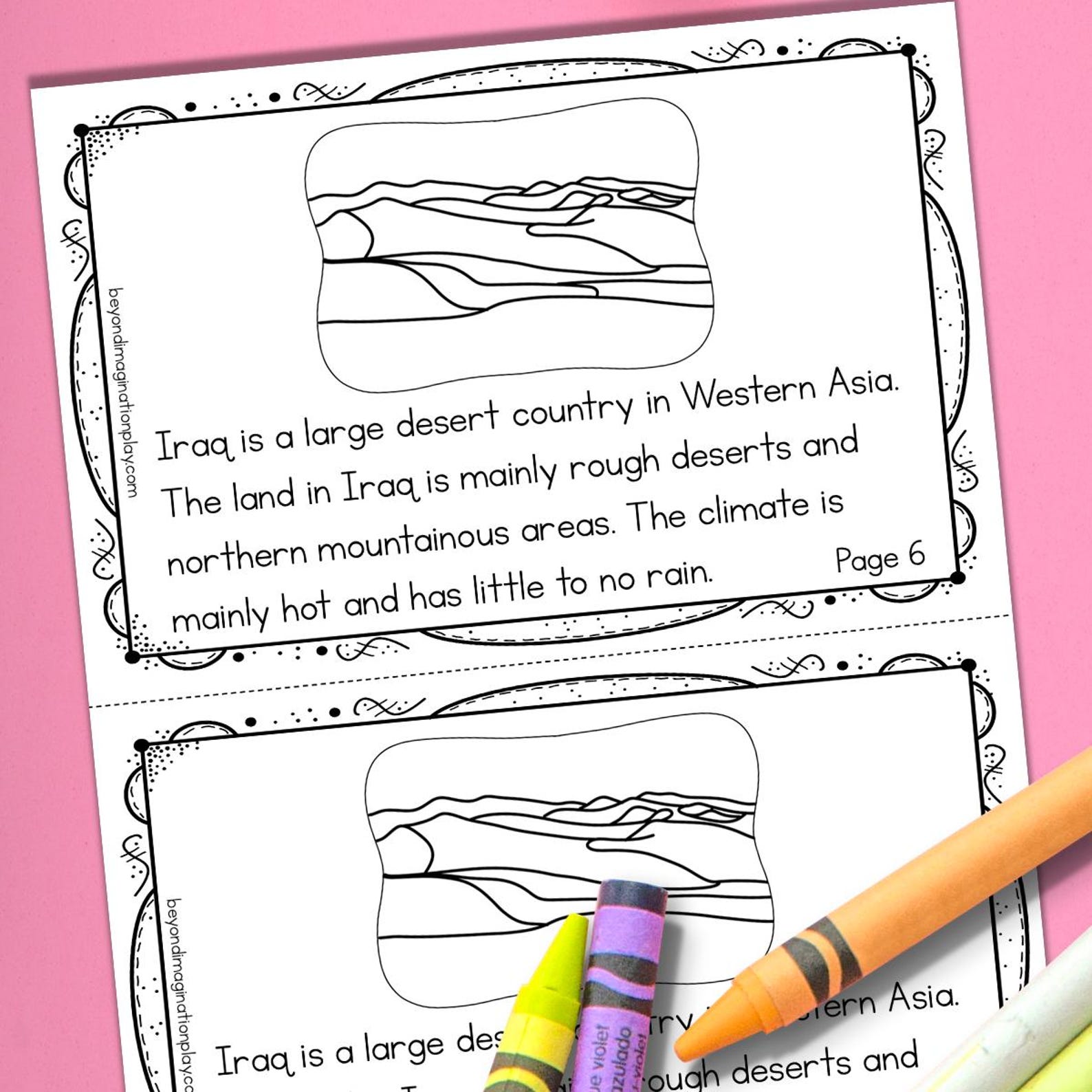 ORIGINAL Iraq Country Study | Instant Digital Download | Printable ...