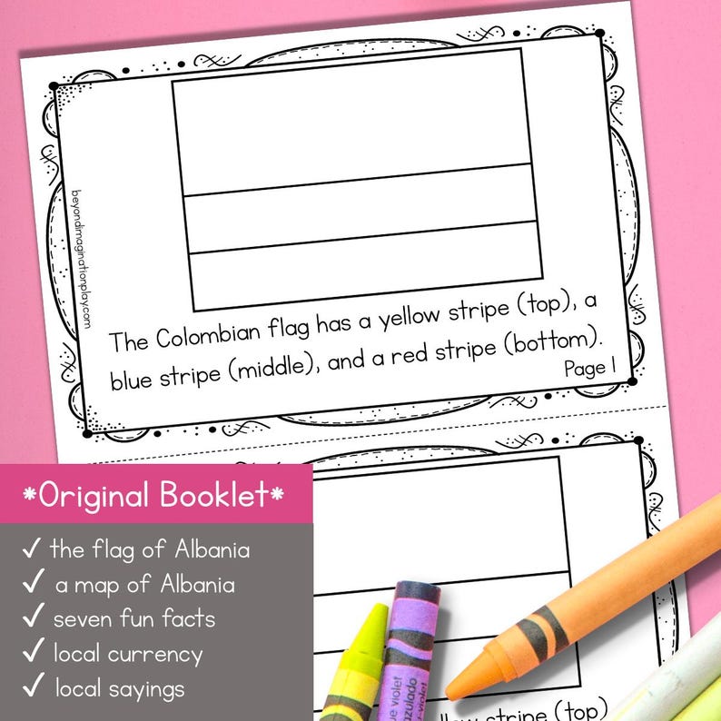 ORIGINAL Colombia Country Study | Instant Digital Download | Printable ...
