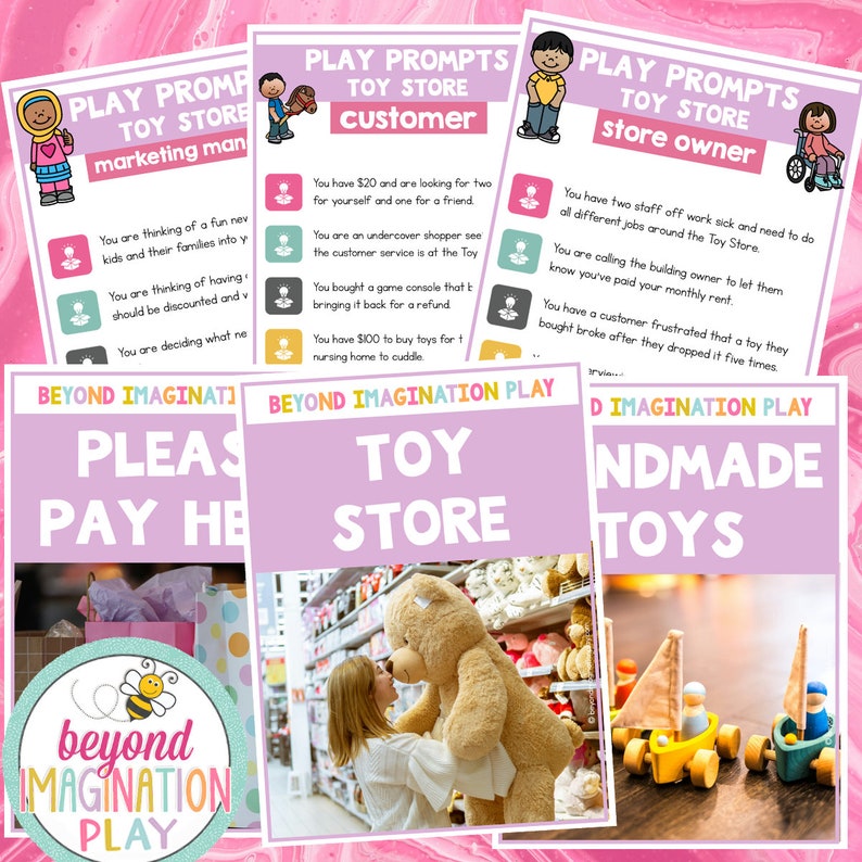 Toy Store Play Pretend Printables | Instant Digital Download | Dramatic ...