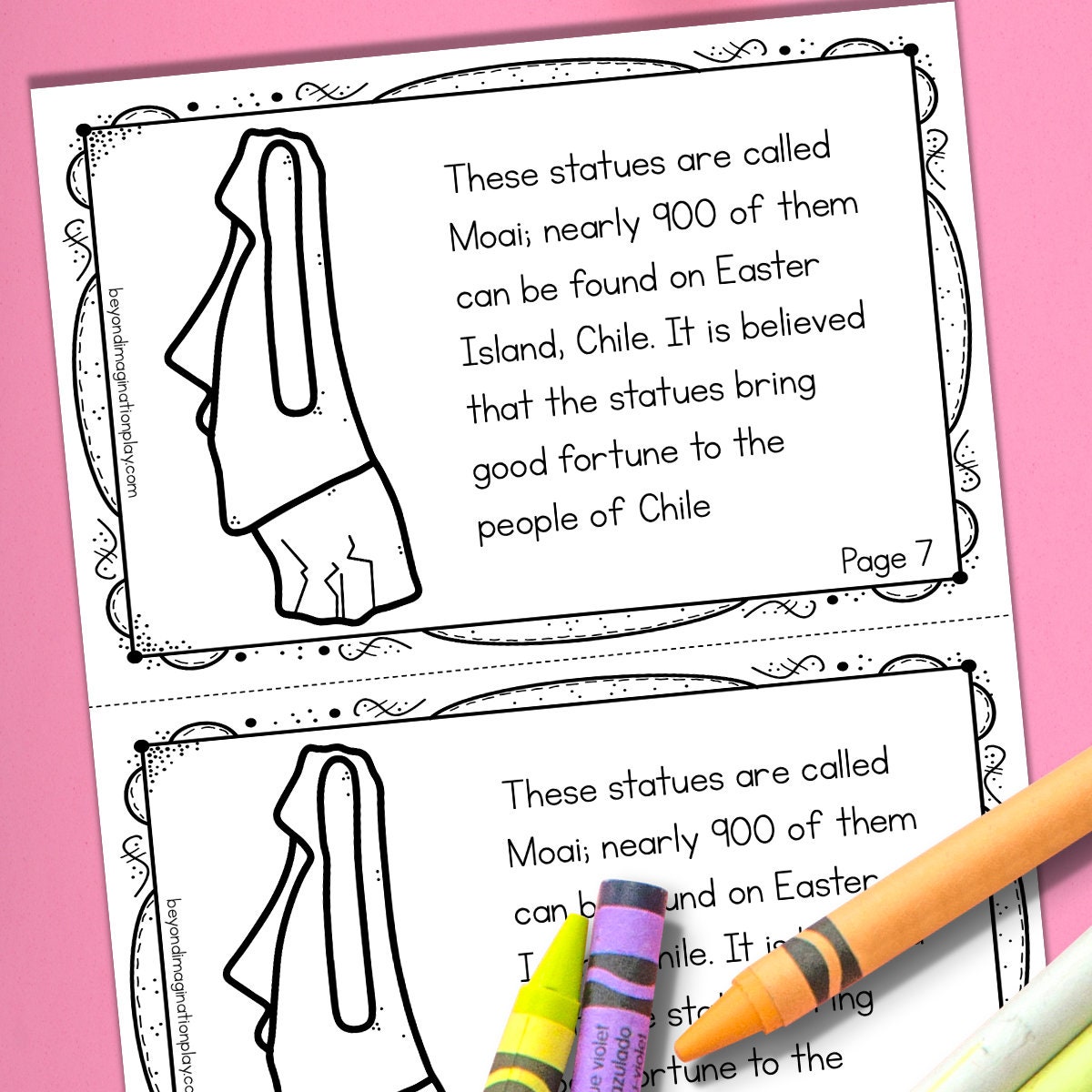 ORIGINAL Chile Country Study | Instant Digital Download | Printable ...