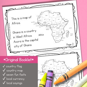 Ghana Country Study *BEST SELLER* Comprehension, Activities + Play ...