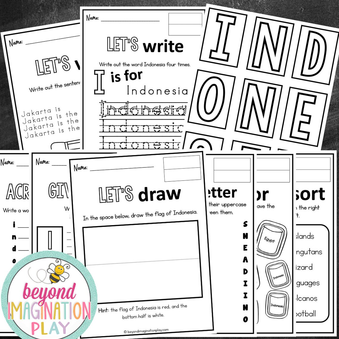 DELUXE Indonesia Country Study *BEST SELLER* Comprehension, Activities ...