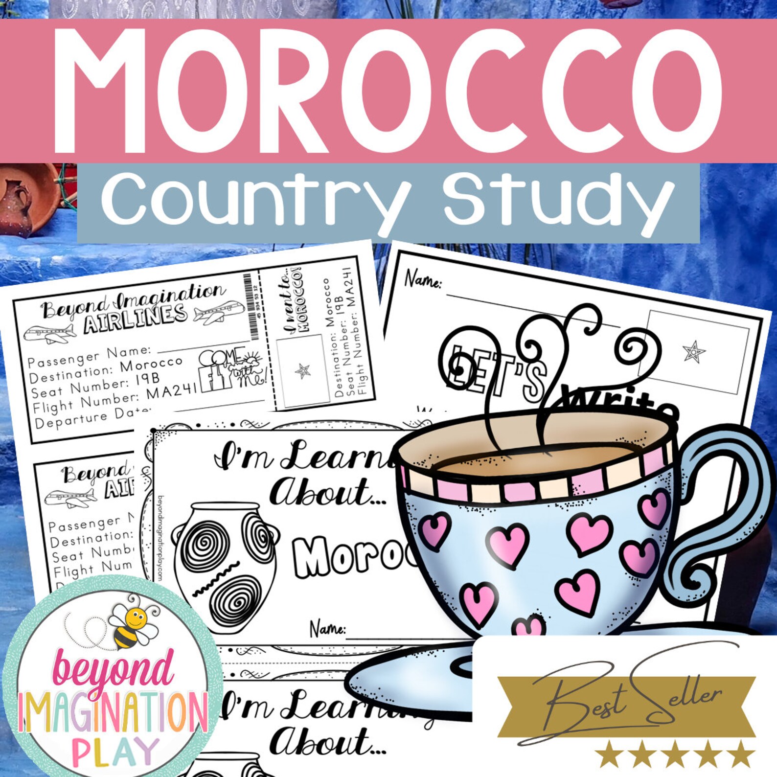 DELUXE Morocco Country Study *BEST SELLER* Comprehension, Activities ...