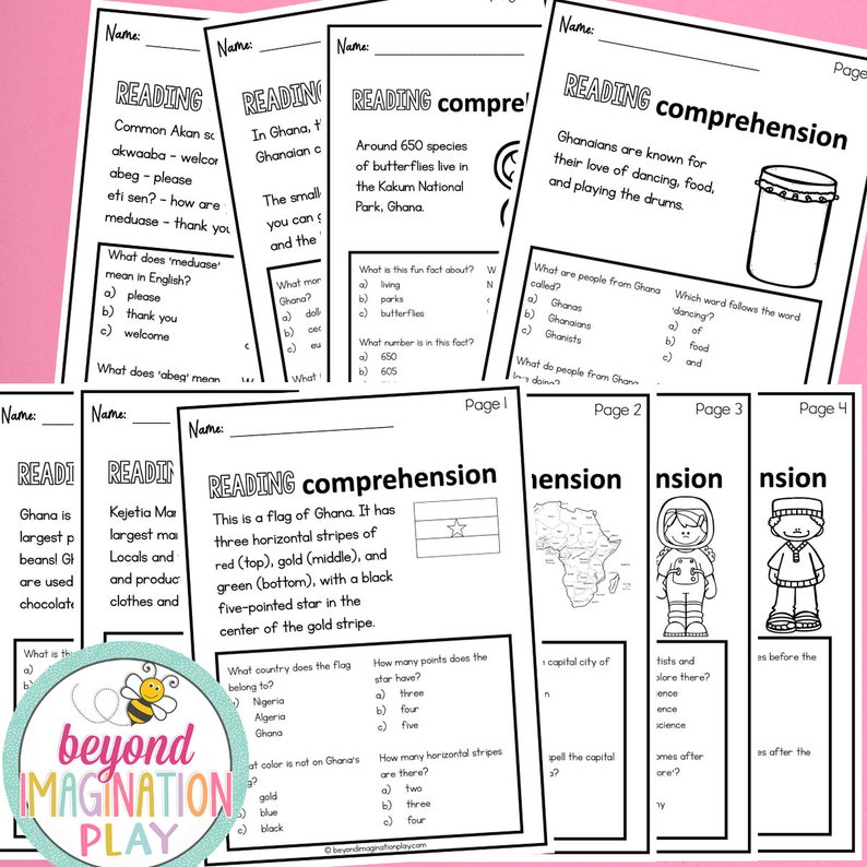 ORIGINAL Ghana Country Study | Instant Digital Download | Printable ...