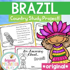 ORIGINAL Brazil Country Study | Instant Digital Download | Printable ...