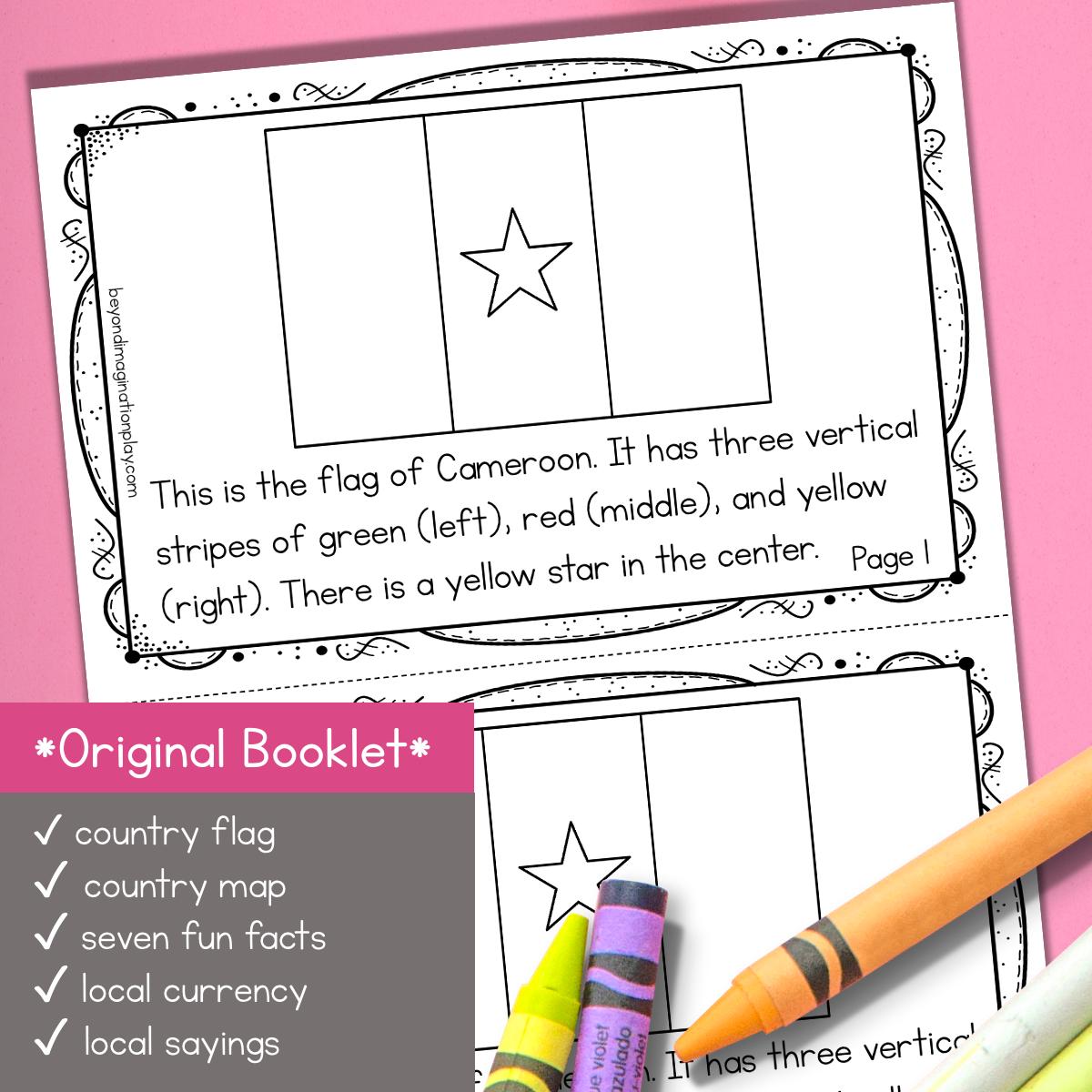 ORIGINAL Cameroon Country Study | Instant Digital Download | Printable ...