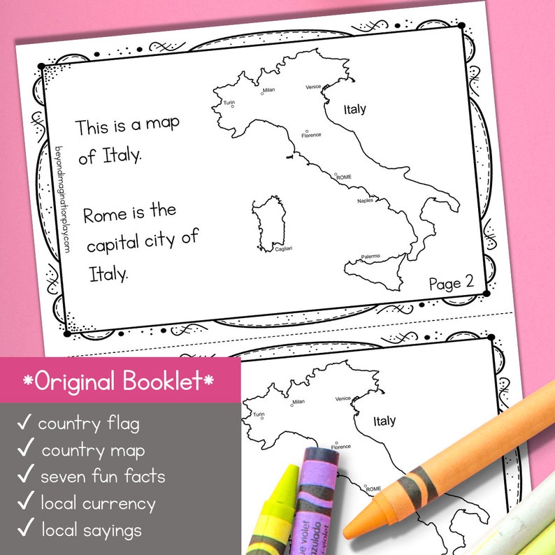 Value Bundle Italy Country Study BEST SELLER Comprehension, Activities ...