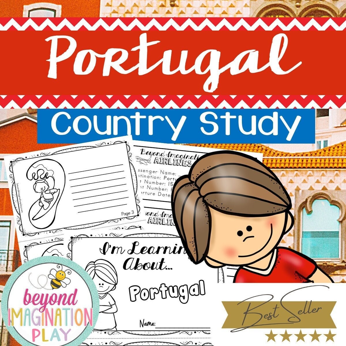 Portugal Country Study | Instant Digital Download | Printable Activity ...