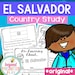 El Salvador Country Study Worksheets | Printable Geography Fun ...