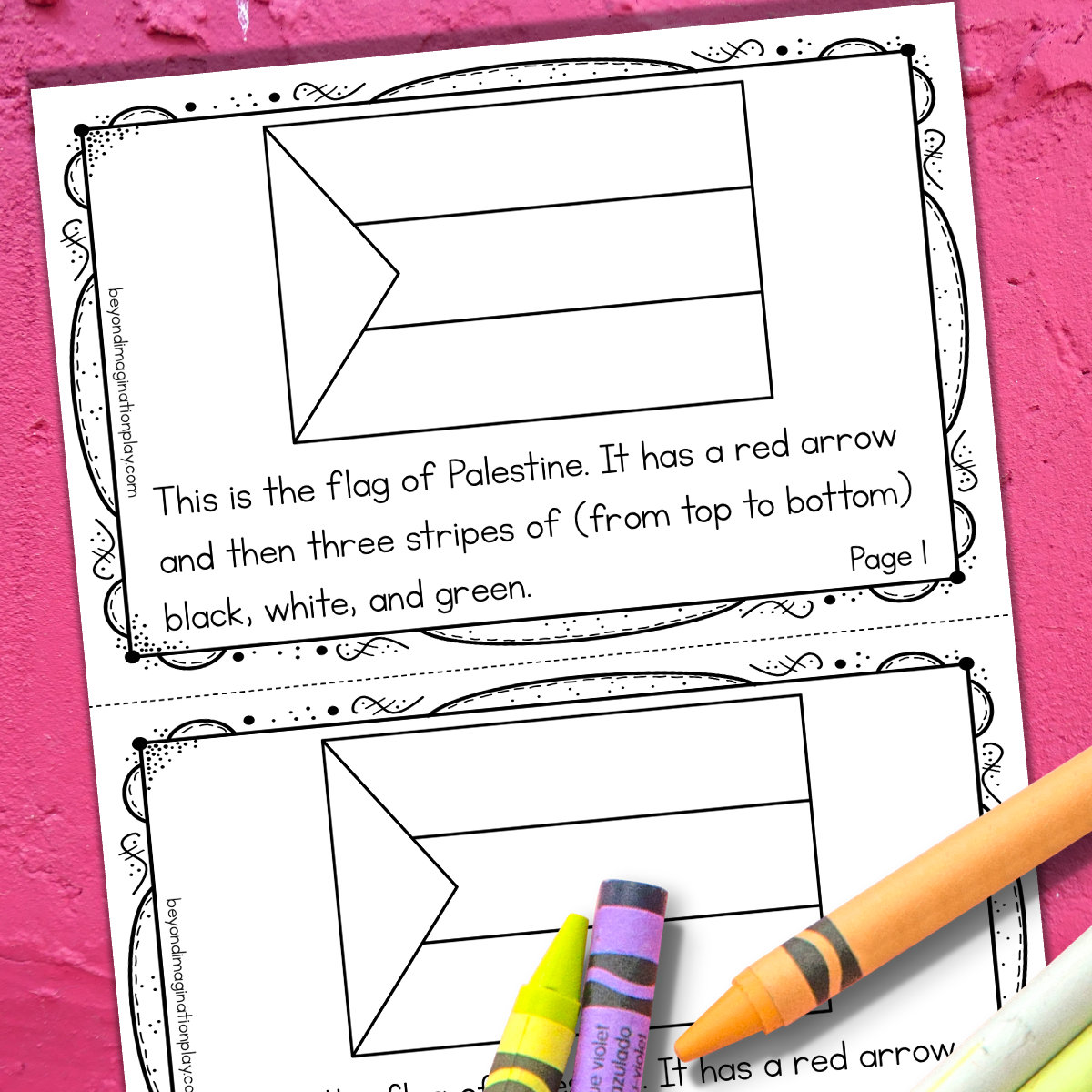 Palestine Place Study Instant Digital Download Printable Activity for ...