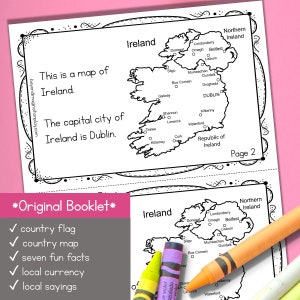ORIGINAL Ireland Country Study | Instant Digital Download | Printable ...
