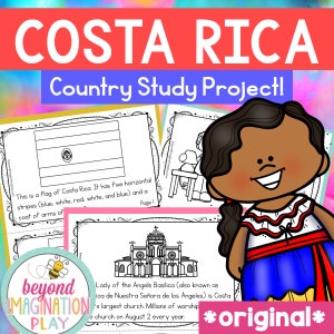 ORIGINAL Costa Rica Country Study | Instant Digital Download ...