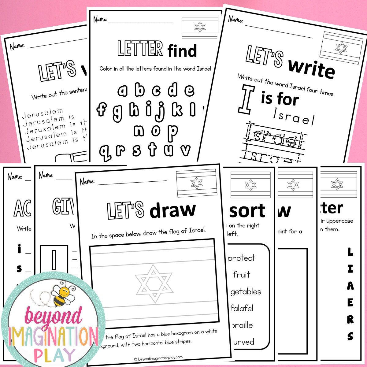 DELUXE Israel Country Study *BEST SELLER* Comprehension, Activities ...