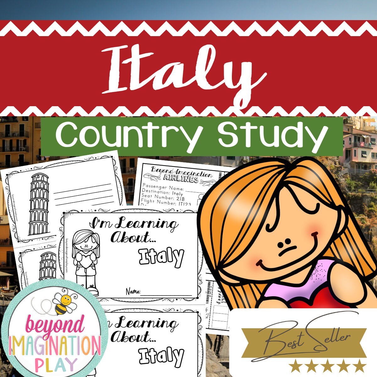 Value Bundle Italy Country Study BEST SELLER Comprehension, Activities ...