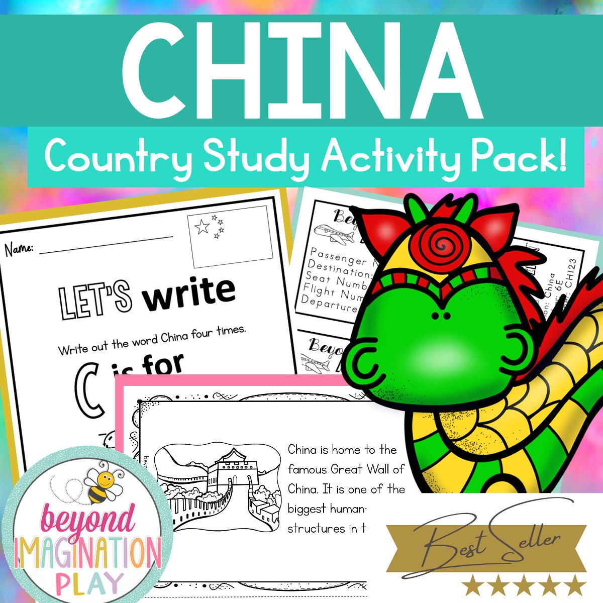 DELUXE China Country Study *BEST SELLER* Comprehension, Activities ...