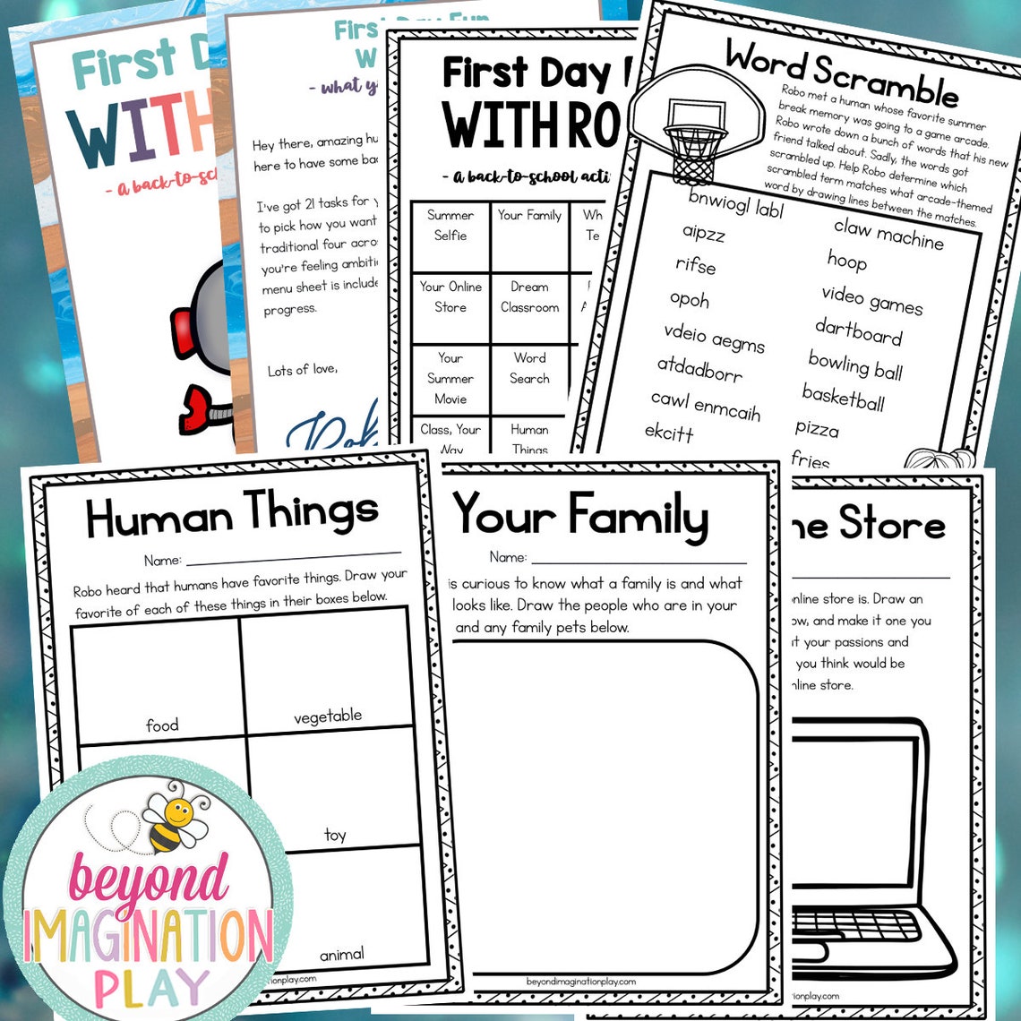 First Day Fun for Middle School | Beginning of the Year Back to School ...