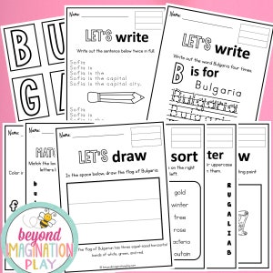 DELUXE Bulgaria Country Study *BEST SELLER* Comprehension, Activities ...