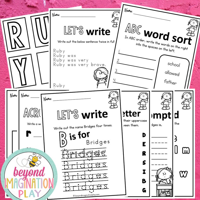 Ruby Bridges Biography *BEST SELLER* Reading Comprehension. Sheets ...