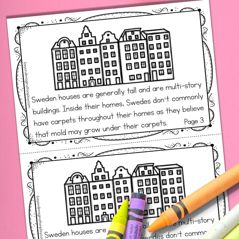 ORIGINAL Sweden Country Study | Instant Digital Download | Printable ...