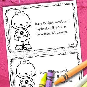 Ruby Bridges Biography *BEST SELLER* Reading Comprehension. Sheets ...