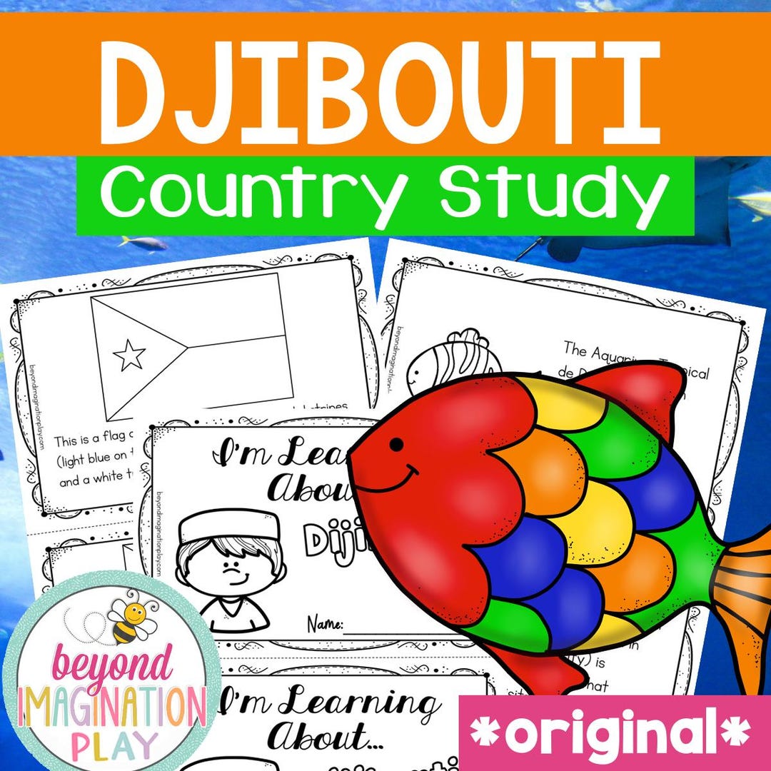 Djibouti Country Study Worksheets | Printable Geography Fun Activities ...