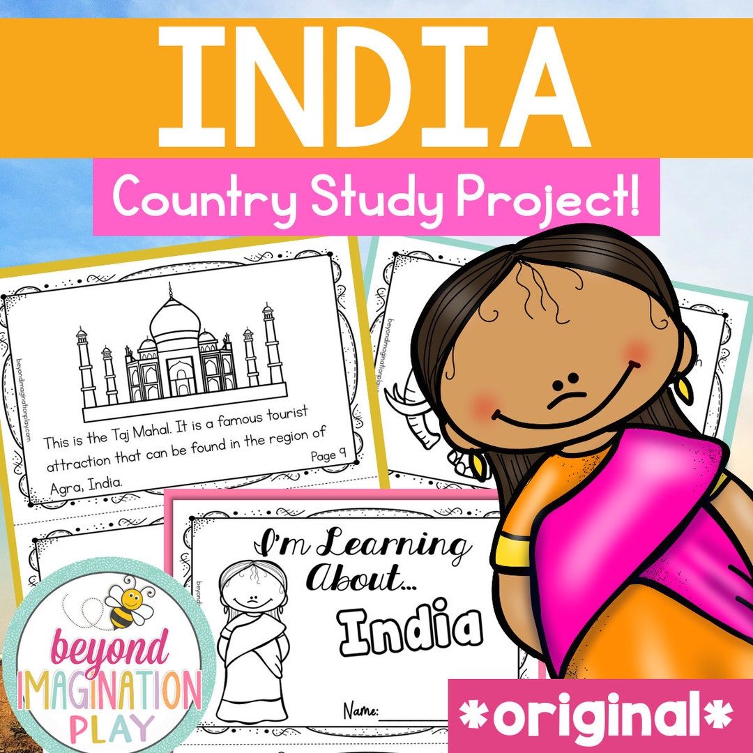 ORIGINAL India Country Study | Instant Digital Download | Printable ...
