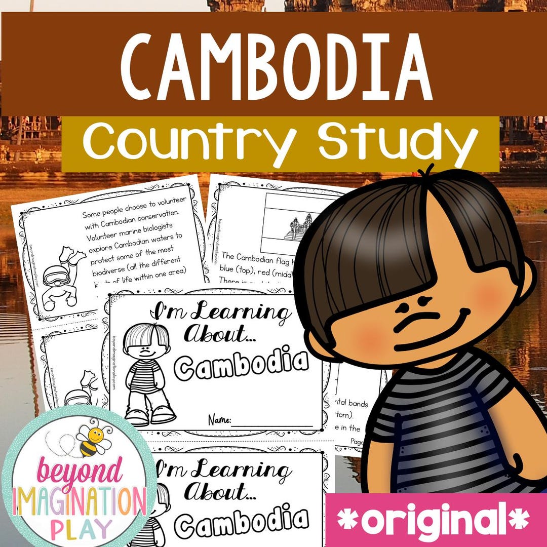ORIGINAL Cambodia Country Study | Instant Digital Download | Printable ...
