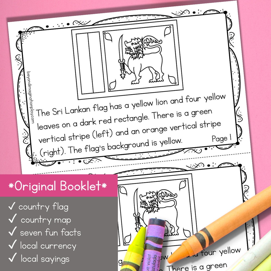 DELUXE Sri Lanka Country Study *BEST SELLER* Comprehension, Activities ...