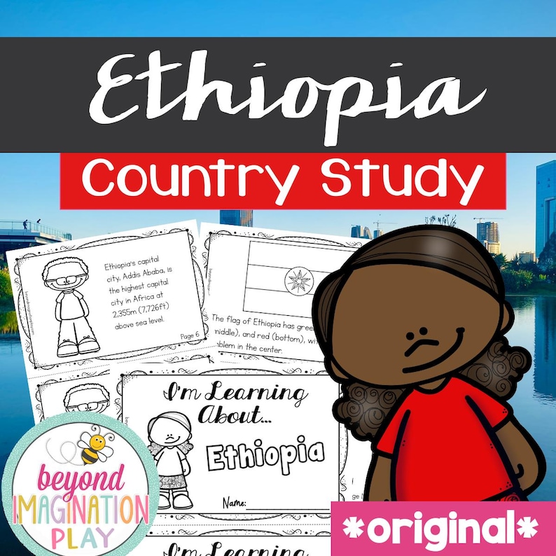 Ethiopia Country Study Worksheets | Printable Geography Fun Activities ...