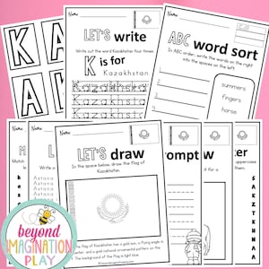 DELUXE Kazakhstan Country Study *BEST SELLER* Comprehension, Activities ...