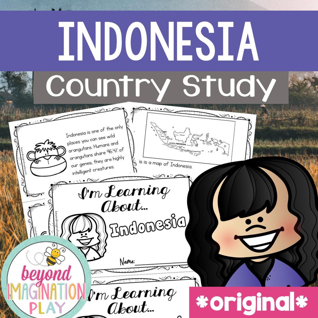 ORIGINAL Indonesia Country Study | Instant Digital Download | Printable ...